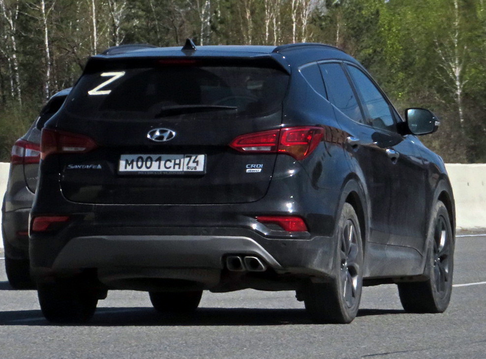 "м 001 сн 74" photos Hyundai Santa Fe. Russia