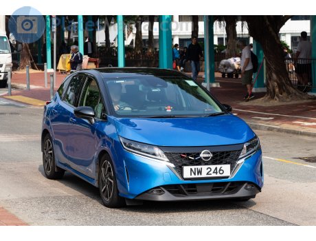 NW 246, Nissan Note , License plate of Hong Kong