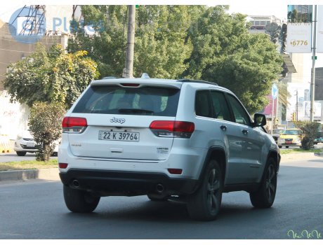 22 K 39764, Jeep Grand Cherokee (Erbil Governorate) License plate of Iraq