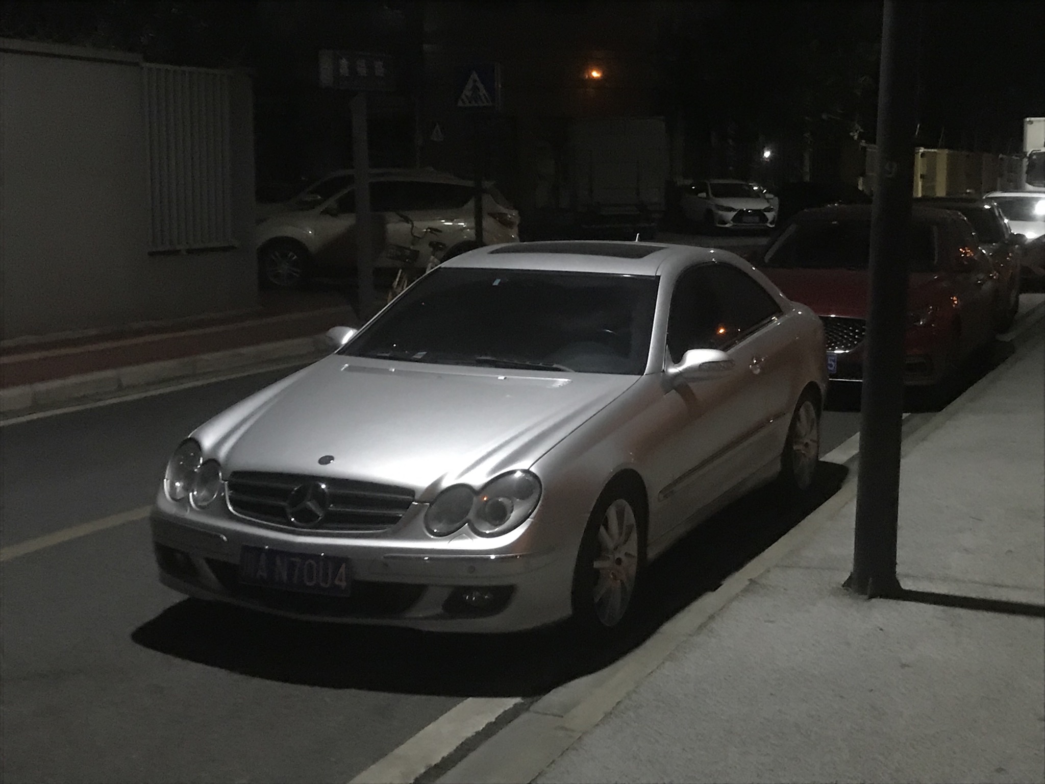 "川A·N70U4" photos Mercedes-Benz CLK-Klasse. China