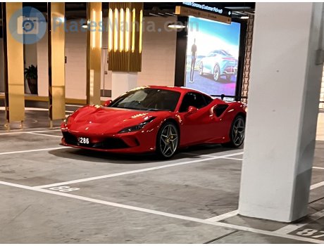286, Ferrari F8 (Victoria) License plate of Australia