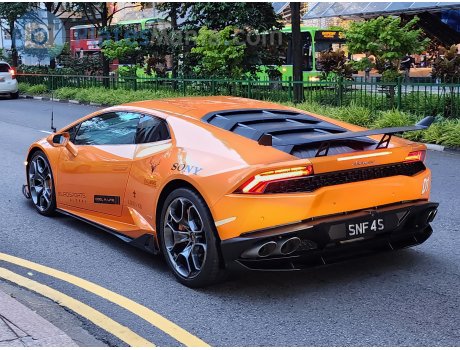 SNF 4 S, Lamborghini Huracán , License plate of Singapore