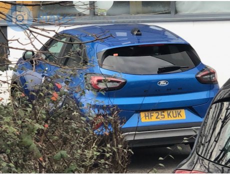 HF25 KUK, Ford Puma (Bournemouth) License plate of the United Kingdom