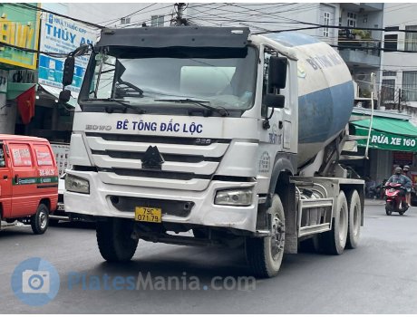 79C-071.79, CNHTC (Sinotruk) Howo 7-Series (Khánh Hòa Province) License ...
