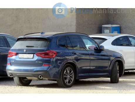 329보 5200, BMW X3 , License plate of South Korea