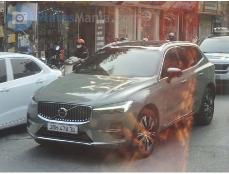 30H-478.30, Volvo XC60 (Hanoi Municipality) License plate of Vietnam
