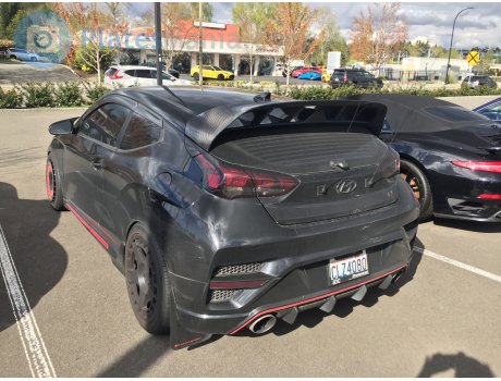 CLZ4080, Hyundai Veloster (Washington) License plate of the USA