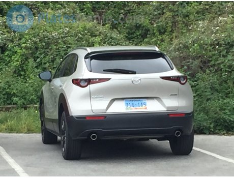 314-1A5, Mazda CX-30 (Nevada) License plate of the USA