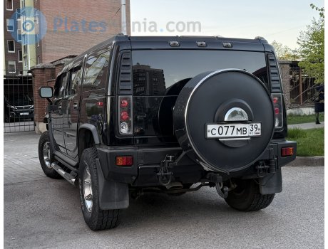 "с 077 мв 39" photos HUMMER H2. Russia