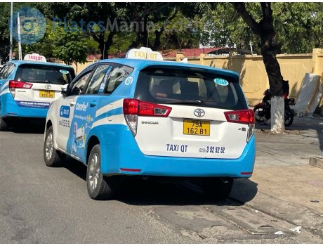 79A-162.81, Toyota Innova (Khánh Hòa Province) License plate of Vietnam