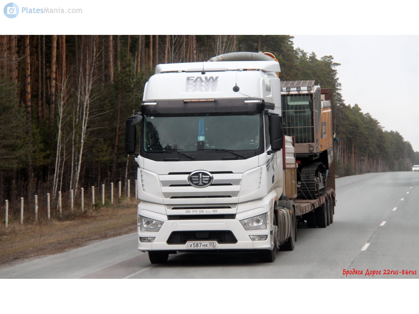 "х 587 нк 03" photos FAW J7 Eagle. Russia