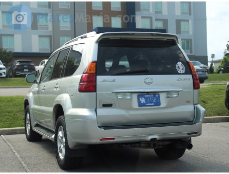 9458 G/V, Lexus GX (Kentucky) License plate of the USA