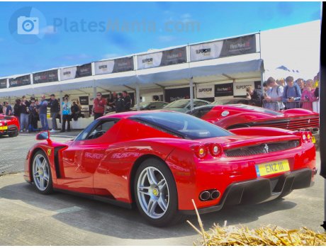 ENZ 111, Ferrari Enzo (Londonderry) License plate of the United Kingdom