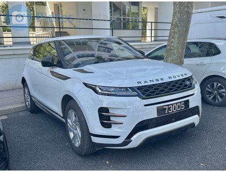 73005, Land Rover Range Rover Evoque , License plate of Guernsey