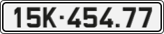 15K-454.77, Honda CR-V (Haiphong Municipality) License plate of Vietnam