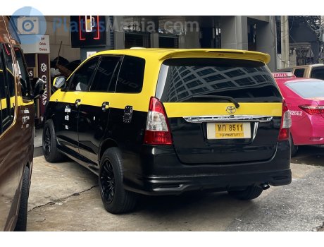 "ทก 8511" photos Toyota Innova. Thailand