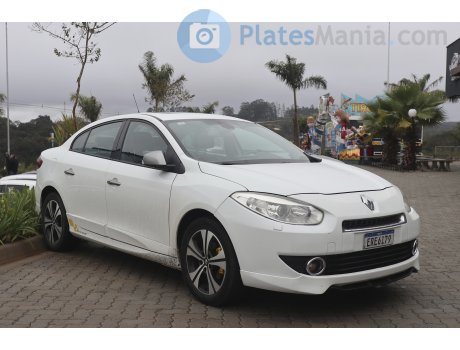 ERE6I79, Renault Fluence (São Paulo) License plate of Brazil