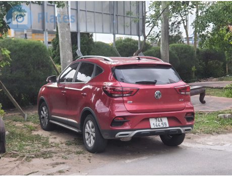 74A-144.59, MG ZS SUV (Quảng Trị Province) License plate of Vietnam