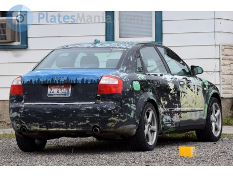2J 8319U, Audi A4 (Idaho / Jerome) License plate of the USA
