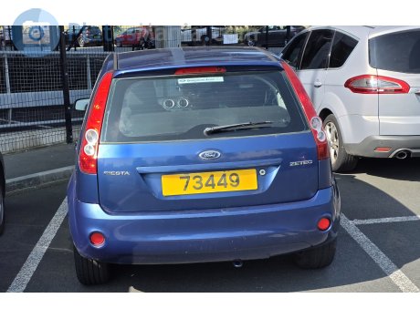 73449, Ford Fiesta , License plate of Guernsey