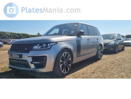 36054, Land Rover Range Rover , License plate of Guernsey