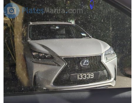 13339, Lexus NX , License plate of Guernsey