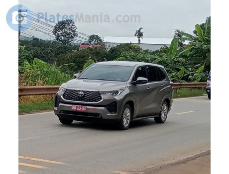 KB-62-80, Toyota Innova (Military) License plate of Vietnam