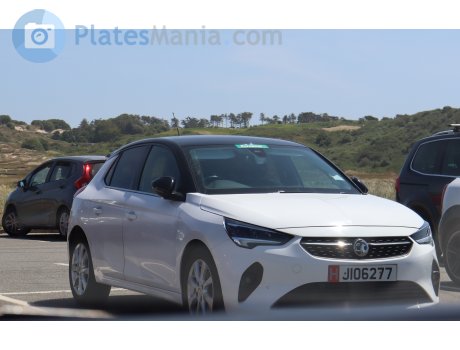 J106277, Vauxhall Corsa , License plate of Jersey