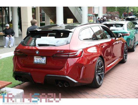 CTL0614, BMW M5 (Washington) License plate of the USA