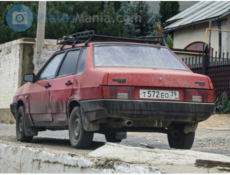"т 572 ео 39" photos Lada (VAZ) 21099. Russia