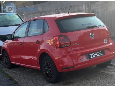 28925, Volkswagen Polo , License plate of Guernsey