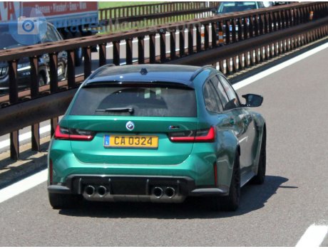 CA 0324, BMW M3 , License plate of Luxembourg