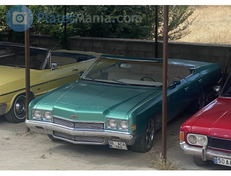 50 ACA 143, Chevrolet Impala (Nevşehir) License plate of Turkey