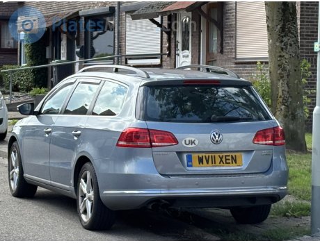 WV11 XEN, Volkswagen Passat (Bristol) License plate of the United Kingdom