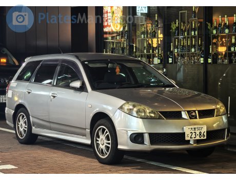 大宮 503 と 2386, Nissan Wingroad (Saitama (Ōmiya)) License plate of Japan