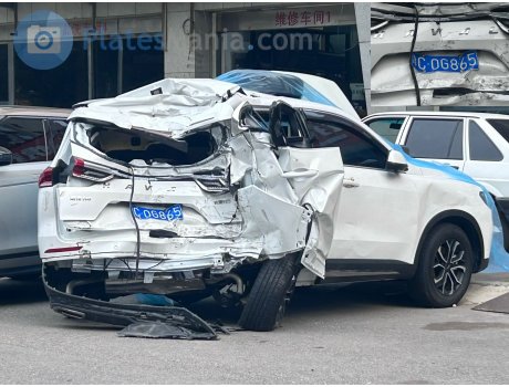 津C·0G865, Haval H6 (Tianjin Сity) License plate of China
