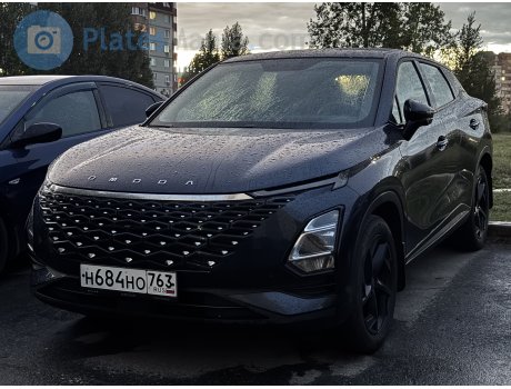 н684но763, Omoda C5 (Samara Oblast) License plate Russia