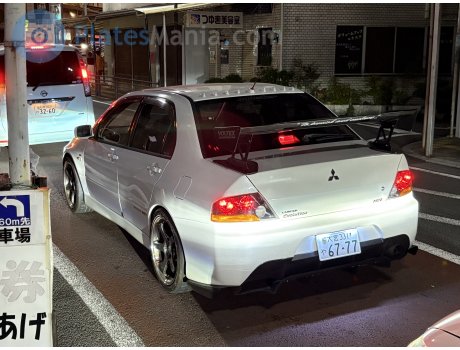 大宮 331 や 6777, Mitsubishi Lancer Evolution (Saitama (Ōmiya)) License ...