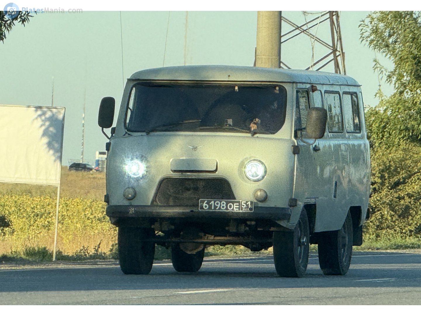 "6198 ое 51" photos UAZ 452. Russia