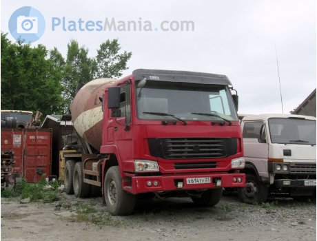 х614ту27, CNHTC (Sinotruk) Howo 7-Series (Khabarovsk Krai) License ...
