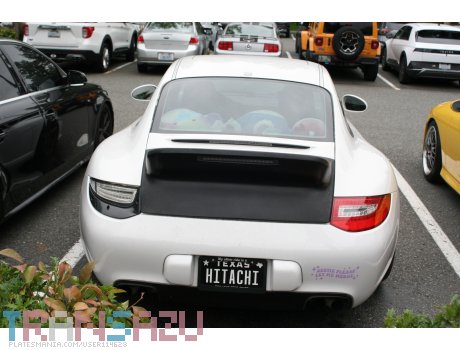 "HITACHI" photos Porsche 911. USA