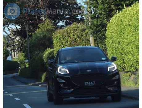 17447, Ford Puma , License plate of Guernsey