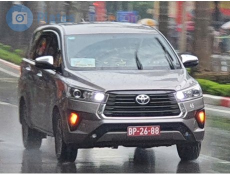 BP-26-88, Toyota Innova (Military) License plate of Vietnam