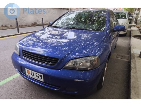 CI 629, Opel Astra , License plate of Andorra