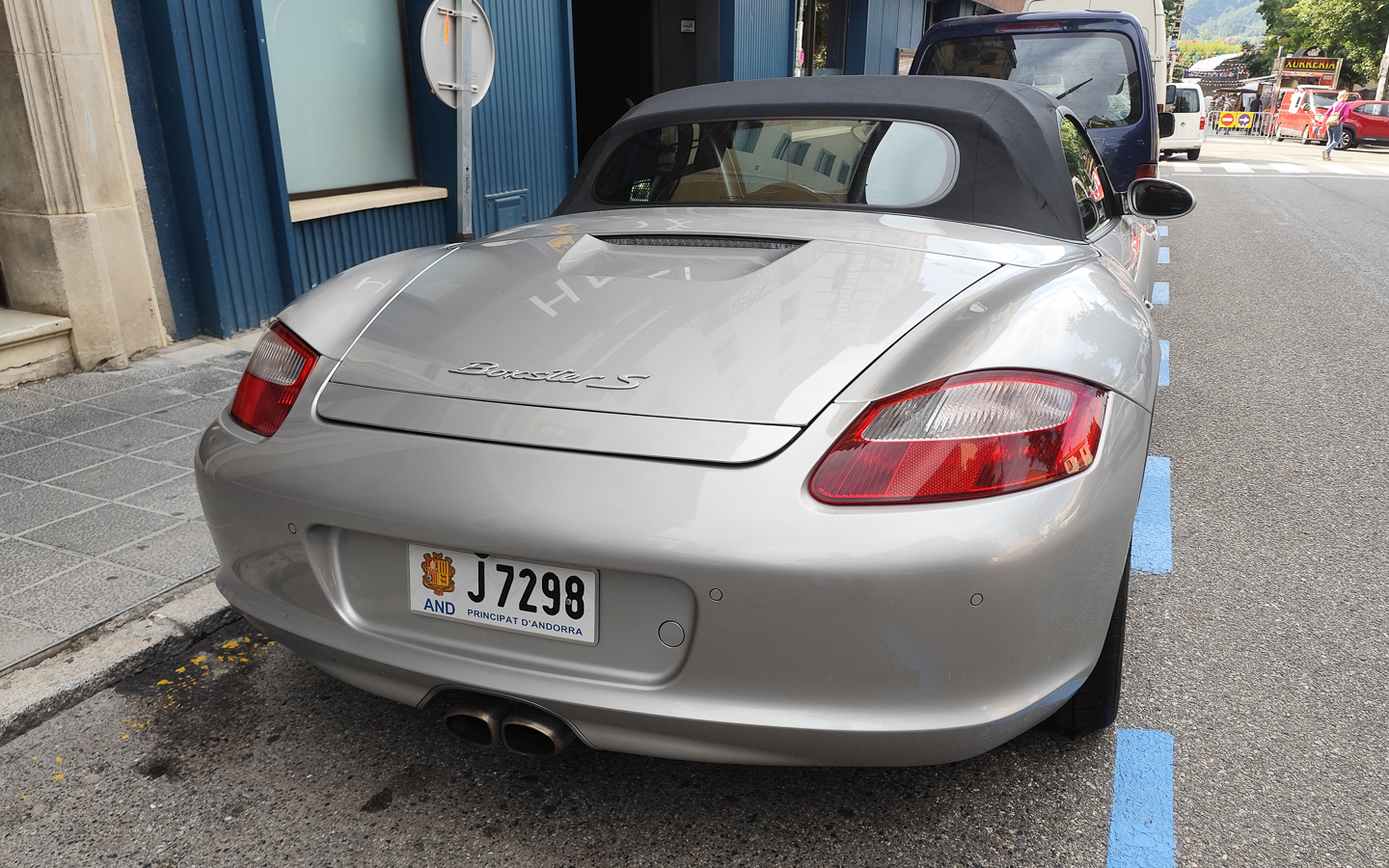 "J 7298" photos Porsche Boxster. Andorra