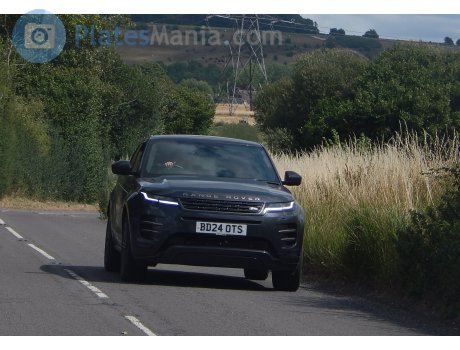 BD24 OTS, Land Rover Range Rover Evoque (Birmingham) License plate of ...