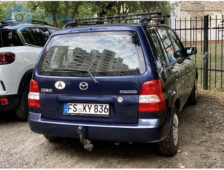 FS XY 836, Mazda Demio (Freising District) German license plate