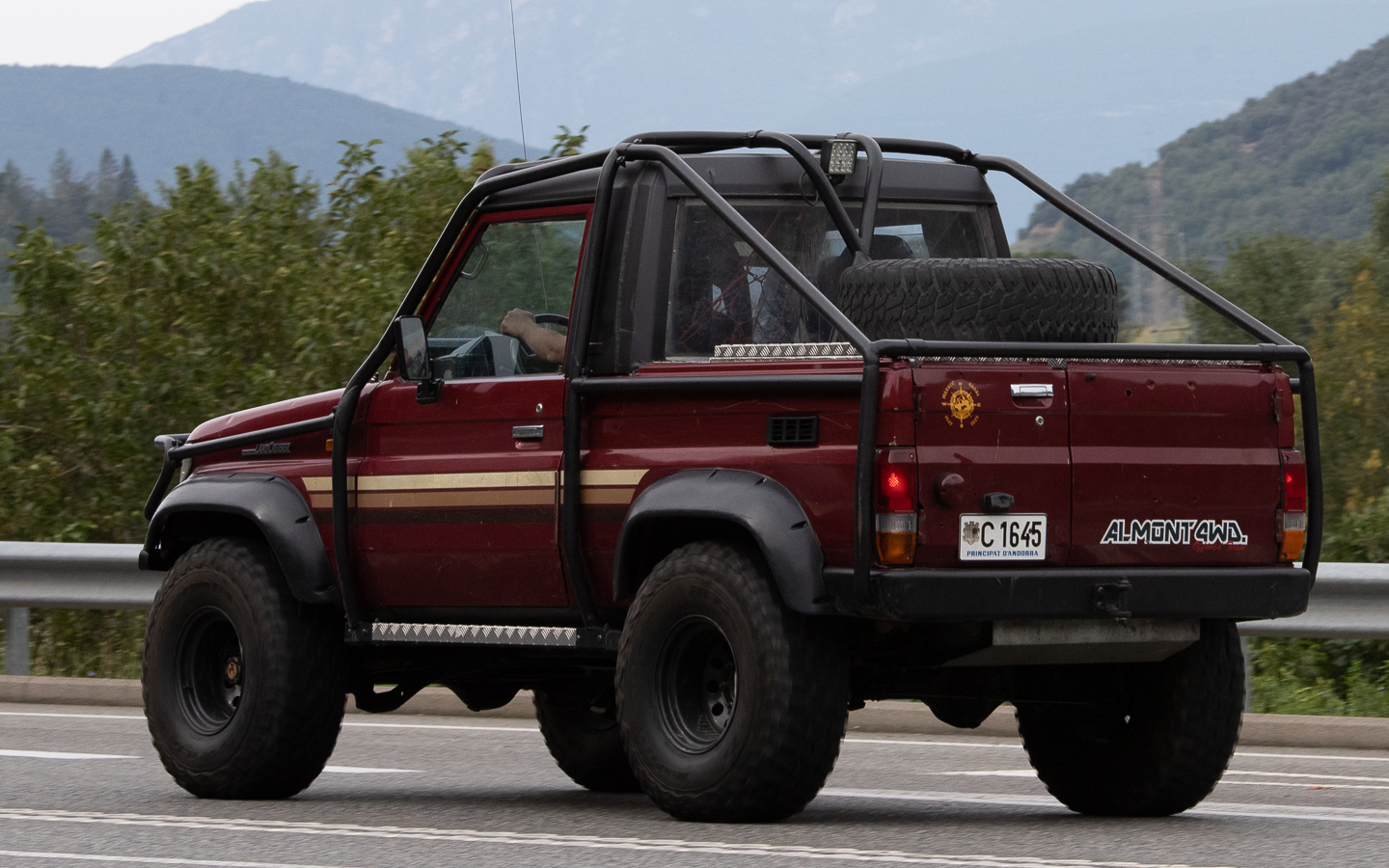 "C 1645" photos Toyota Land Cruiser Prado. Andorra