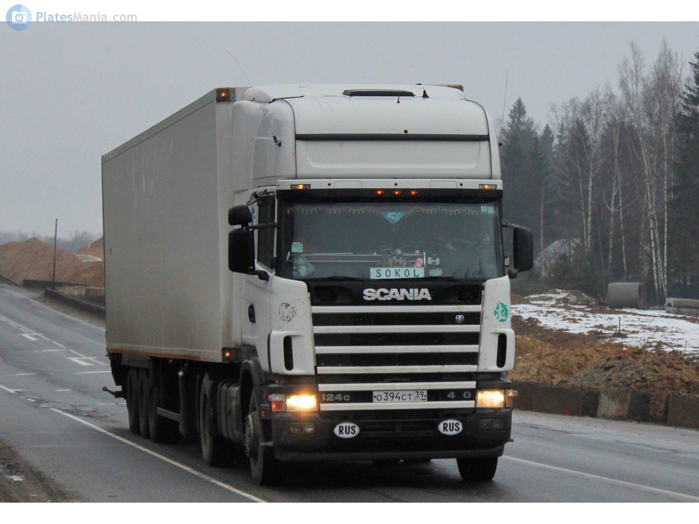"о 394 ст 39" photos Scania IV-Series. Russia