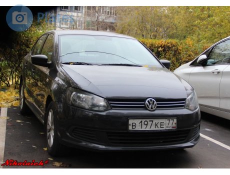 "в 197 ке 77" photos Volkswagen Polo. Russia